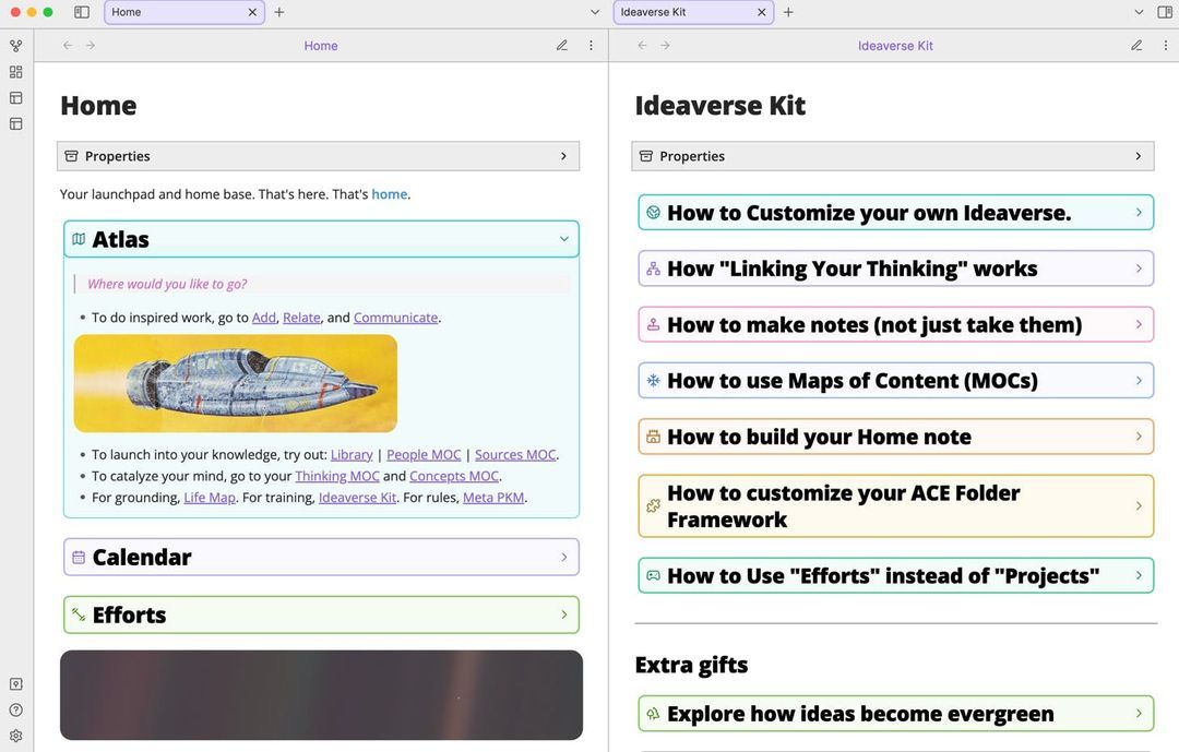 Onboarding - Ideaverse for Obsidian